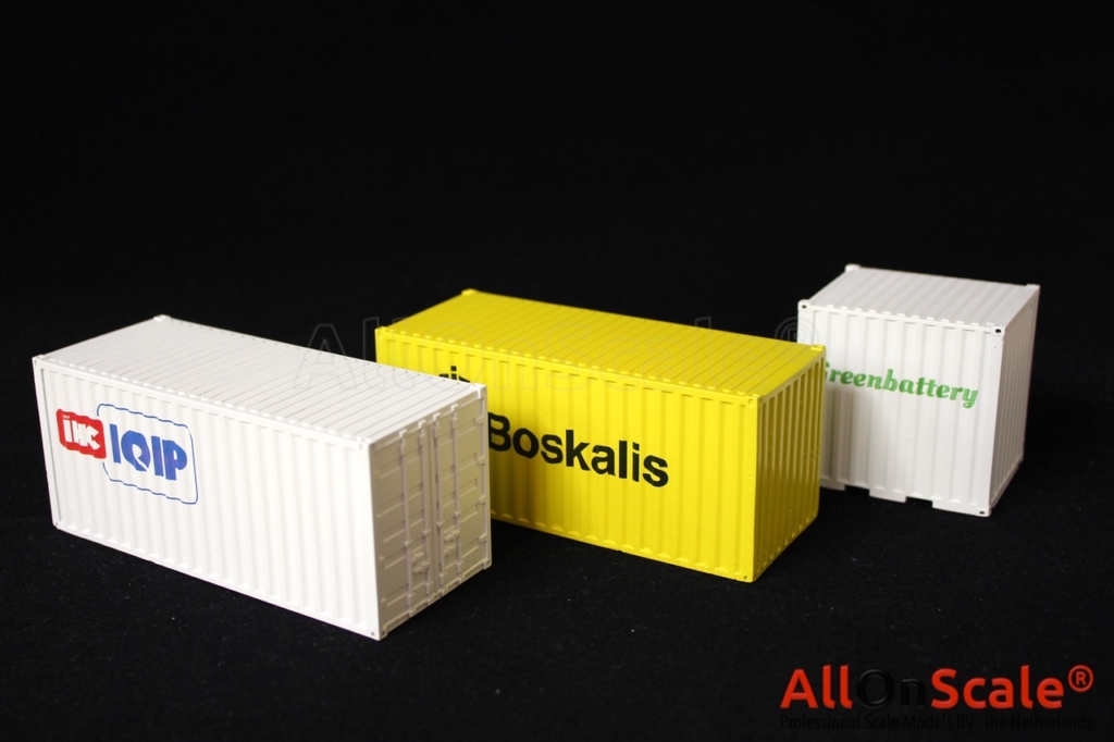 3D printed containers | AllOnScale Technical Scalemodels