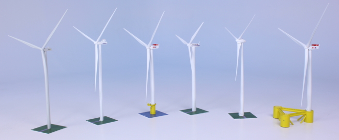 Windturbine schaalmodellen | AllOnScale Technical Scalemodels