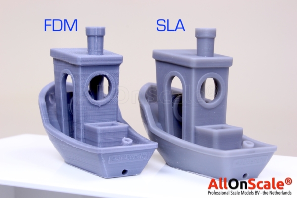 FDM vs SLA explained | AllOnScale Technical Scalemodels